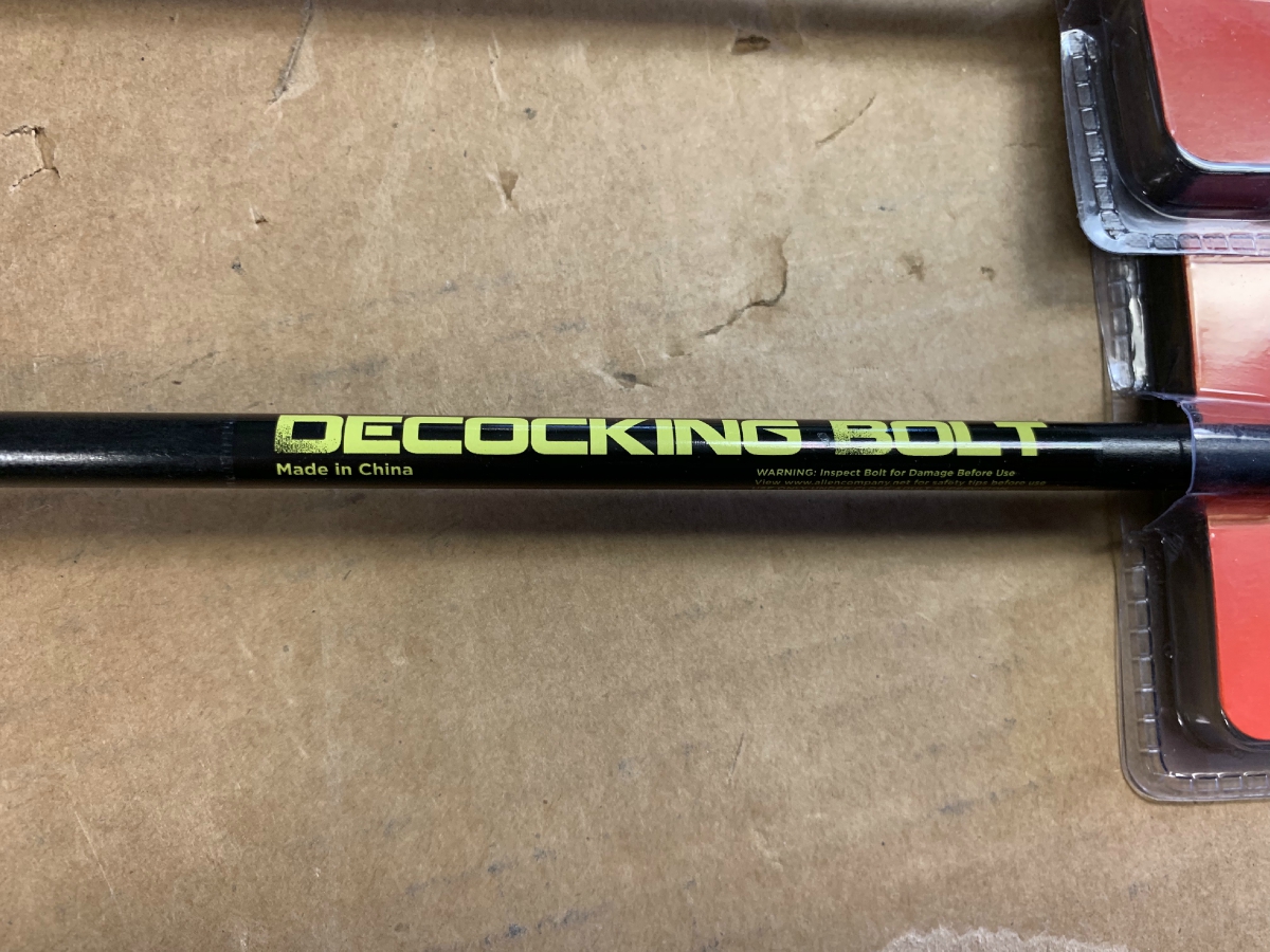 Two Allen Crossbow Decocking Bolts New In Packages For Sale at ...