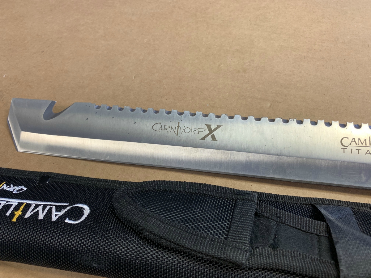 Camillus Cutlery Company Camillus 18 Inch Titanium Carnivore X Machete ...