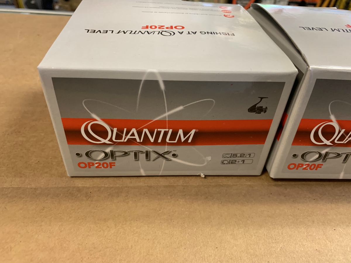 Two Quantum Optix 20sz Spinning Reels New In Boxes Quality 3 Ball ...