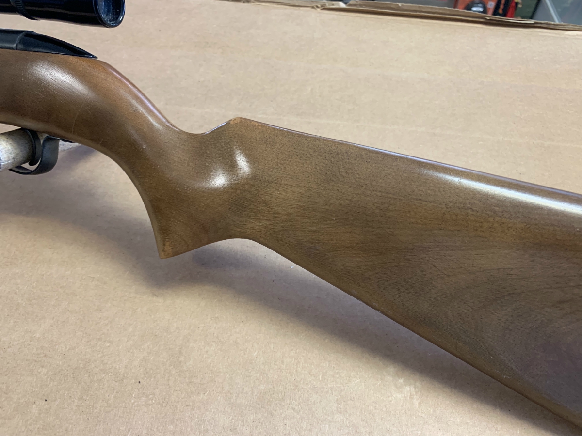 Springfield Model 187h Semi-Auto Rifle With Rimfire Scope Wood Stock ...