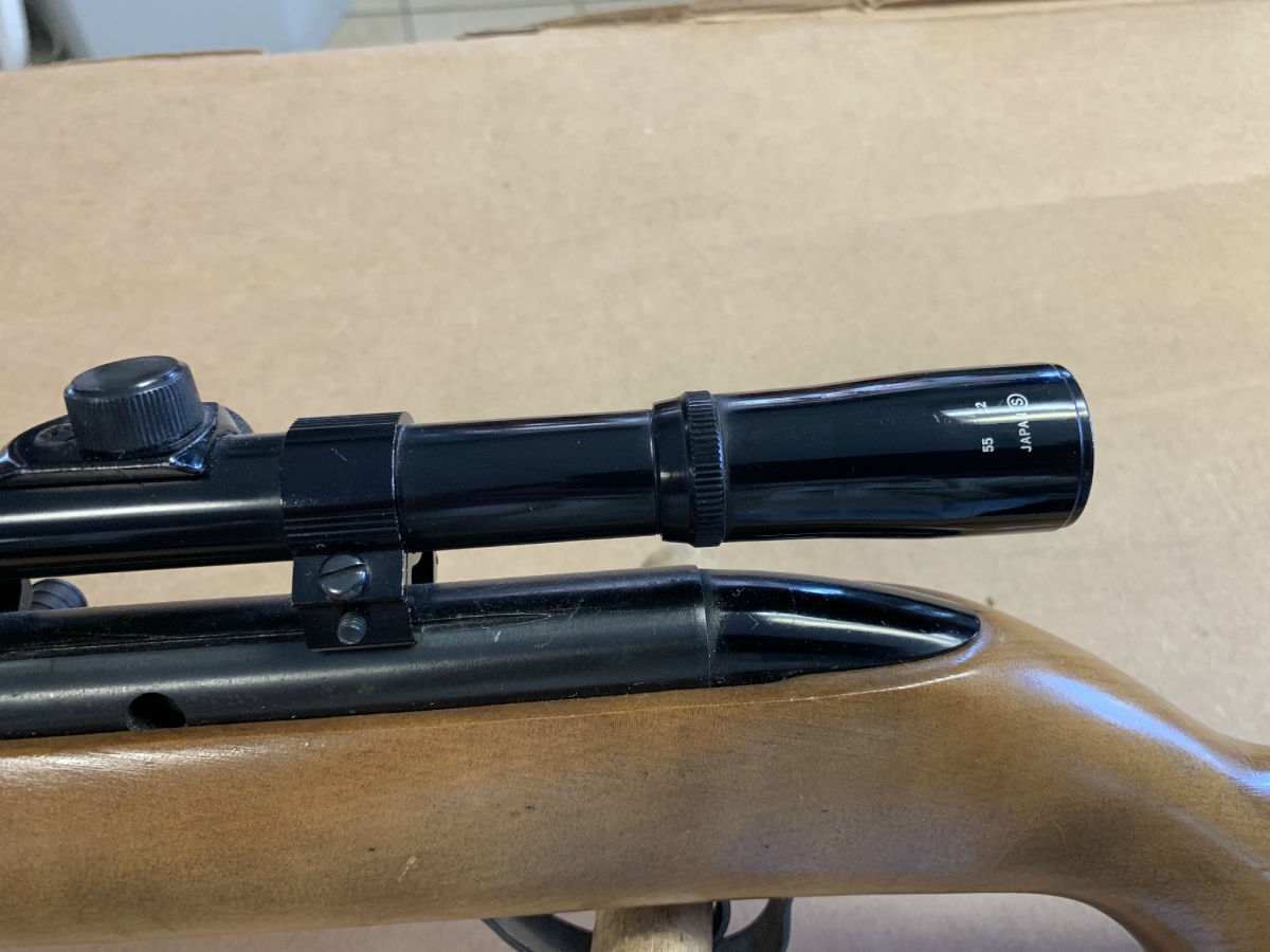 Springfield Model 187h Semi-Auto Rifle With Rimfire Scope Wood Stock ...