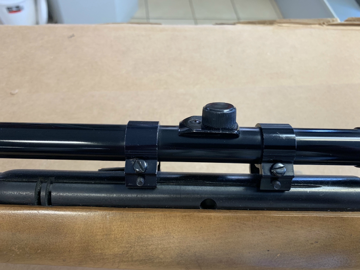 Springfield Model 187h Semi-Auto Rifle With Rimfire Scope Wood Stock ...