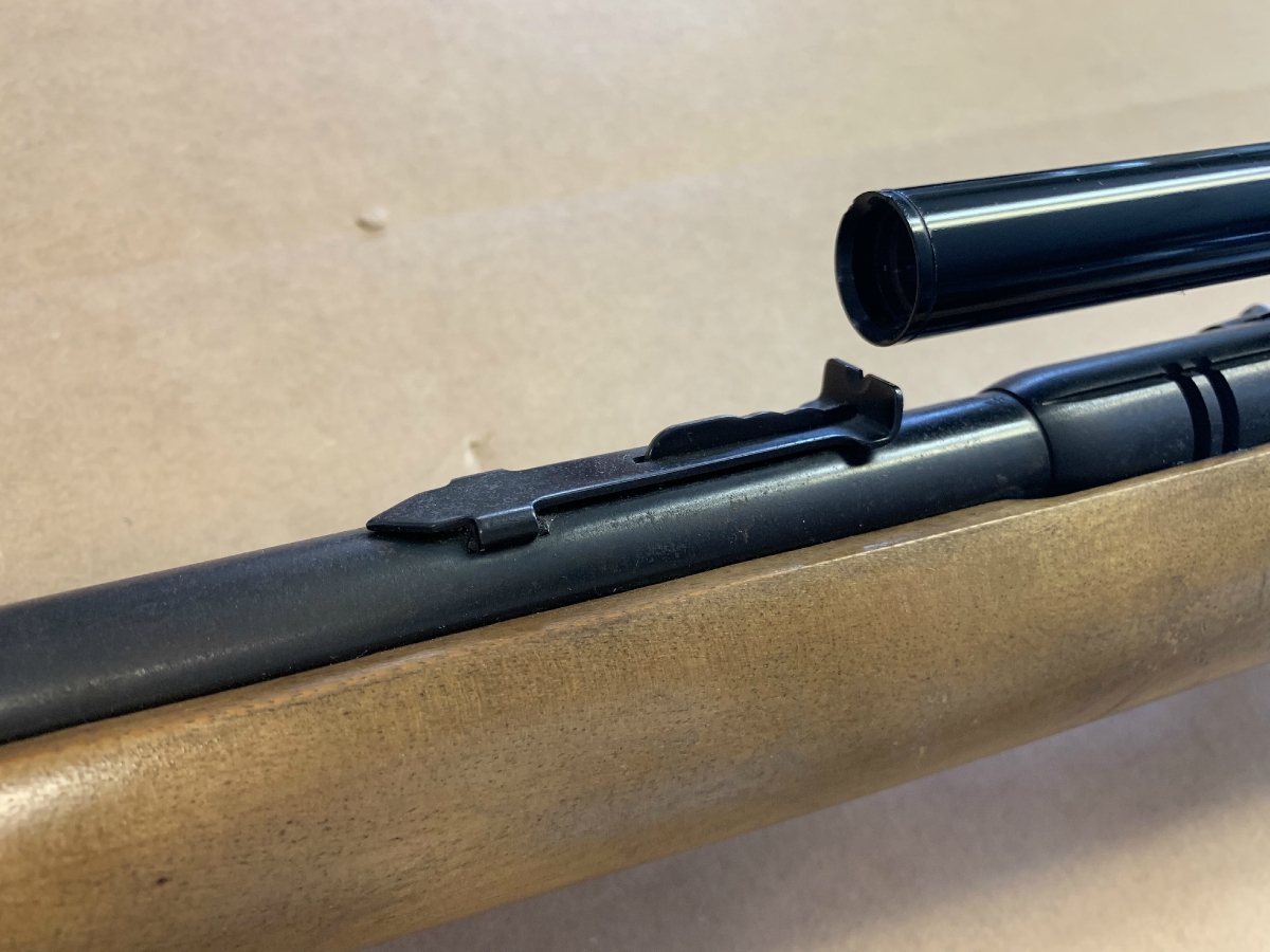 Springfield Model 187h Semi-Auto Rifle With Rimfire Scope Wood Stock ...