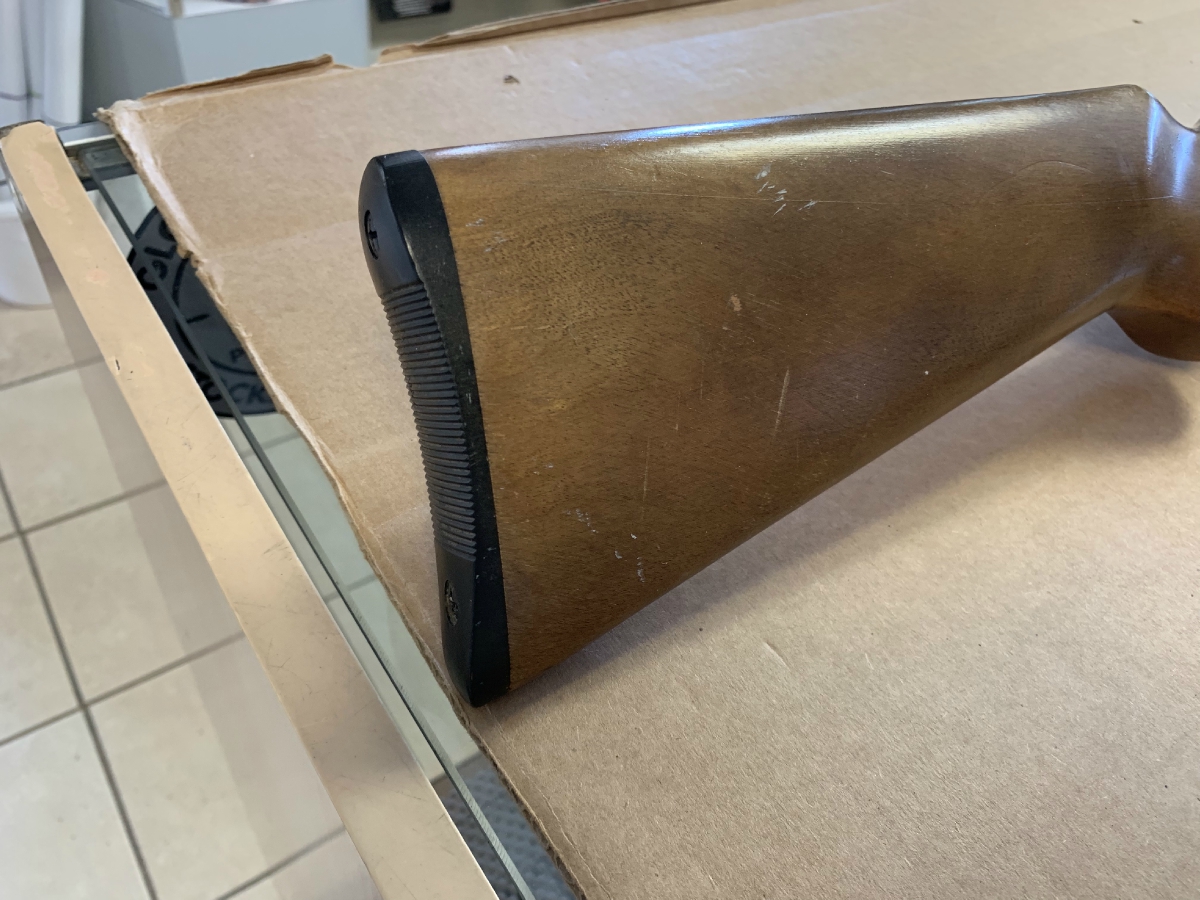 Springfield Model 187h Semi-Auto Rifle With Rimfire Scope Wood Stock ...