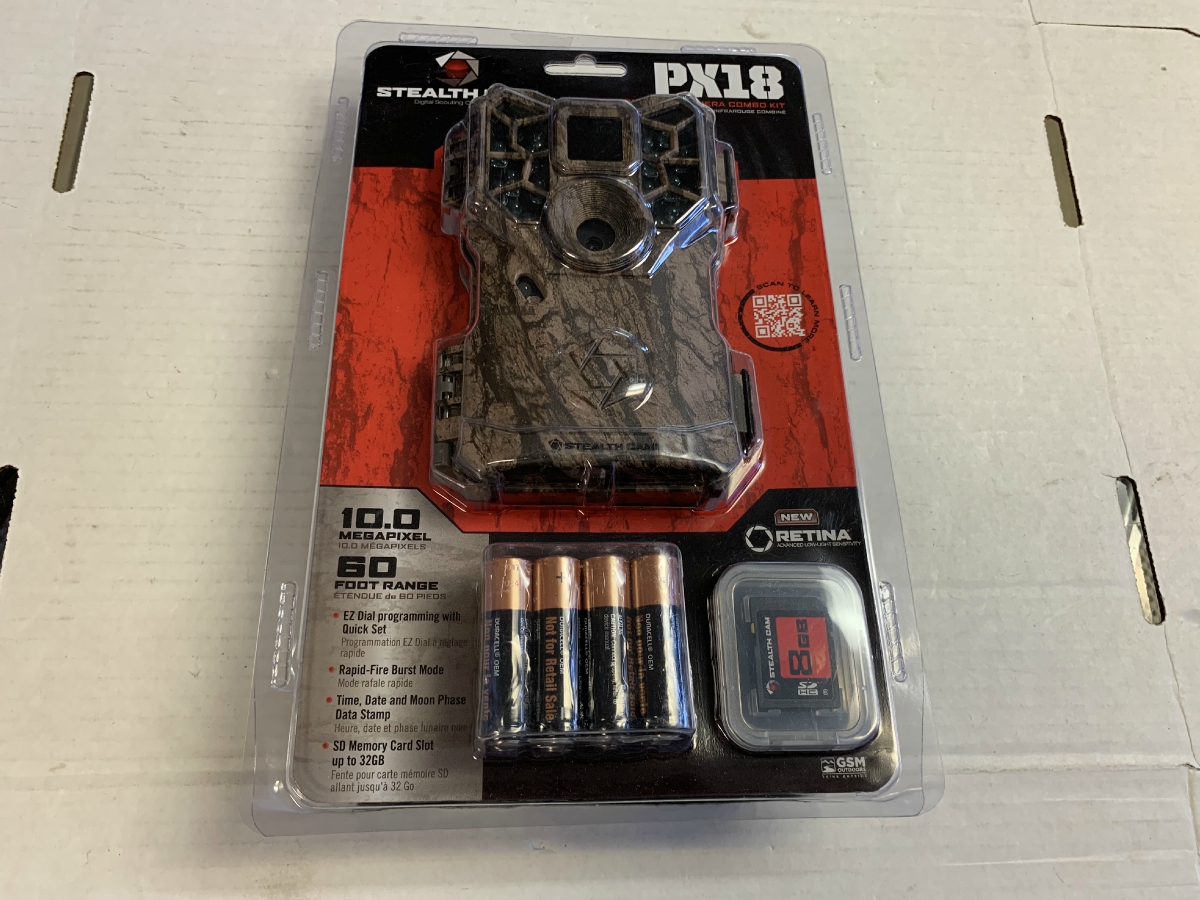 Stealth Cam Px18 Digital Scouting Game Trail Camera Combo Kit 10mp ...