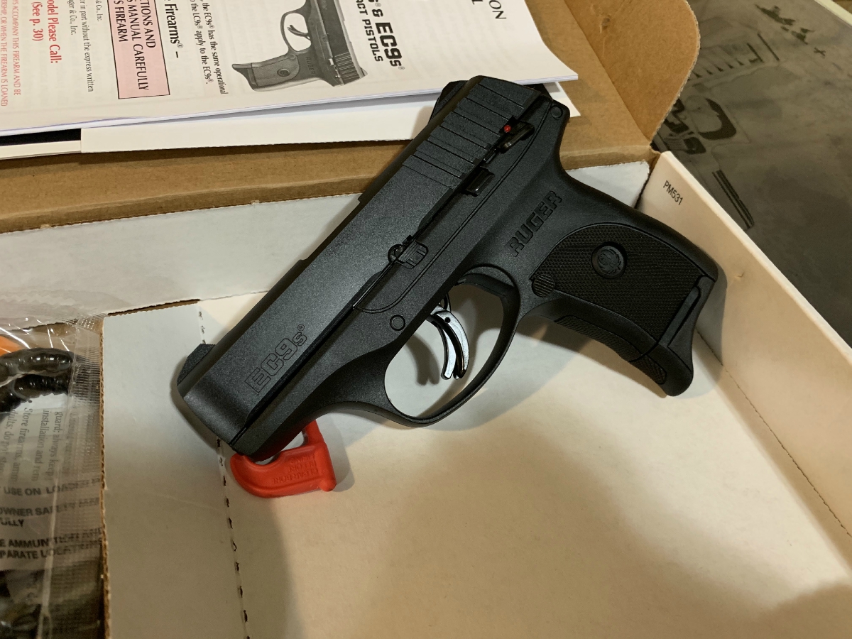 Ruger Ec9s Standard Double 9mm Luger 3.12 Inch Barrel 7+1 Black Polymer ...