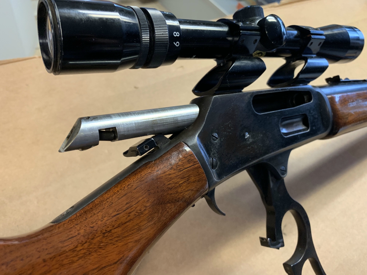Western Field Model 740-A Emn Lever Action Rifle With Bushnell ...