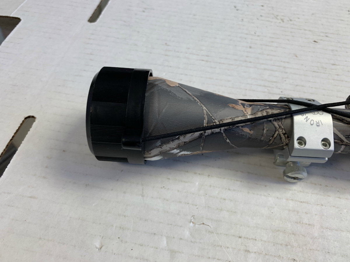 Traditions 3-9x40 Snow Camo Rifle Scope With Ironsighter Stainless ...