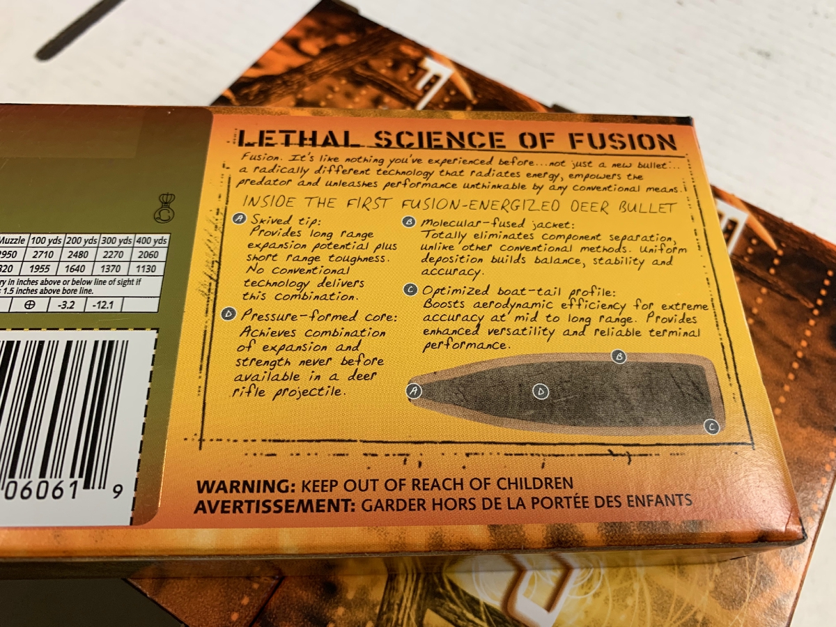 100 Rounds Federal F260fs1 Fusion 260 120 Gr Fusion Soft Point New In ...