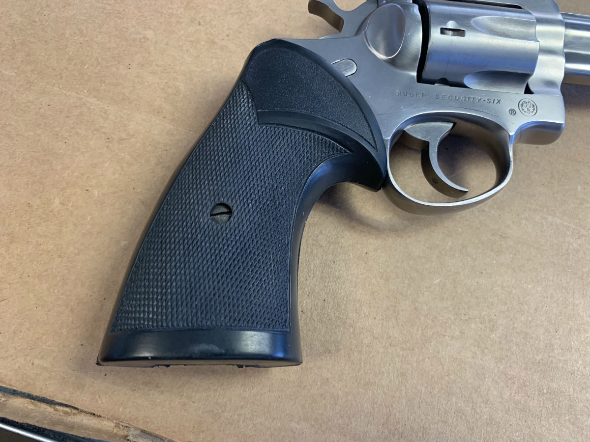 Ruger Model Security Six 6 Shot Stainless Revolver 6 Inch Barrel Nice ...