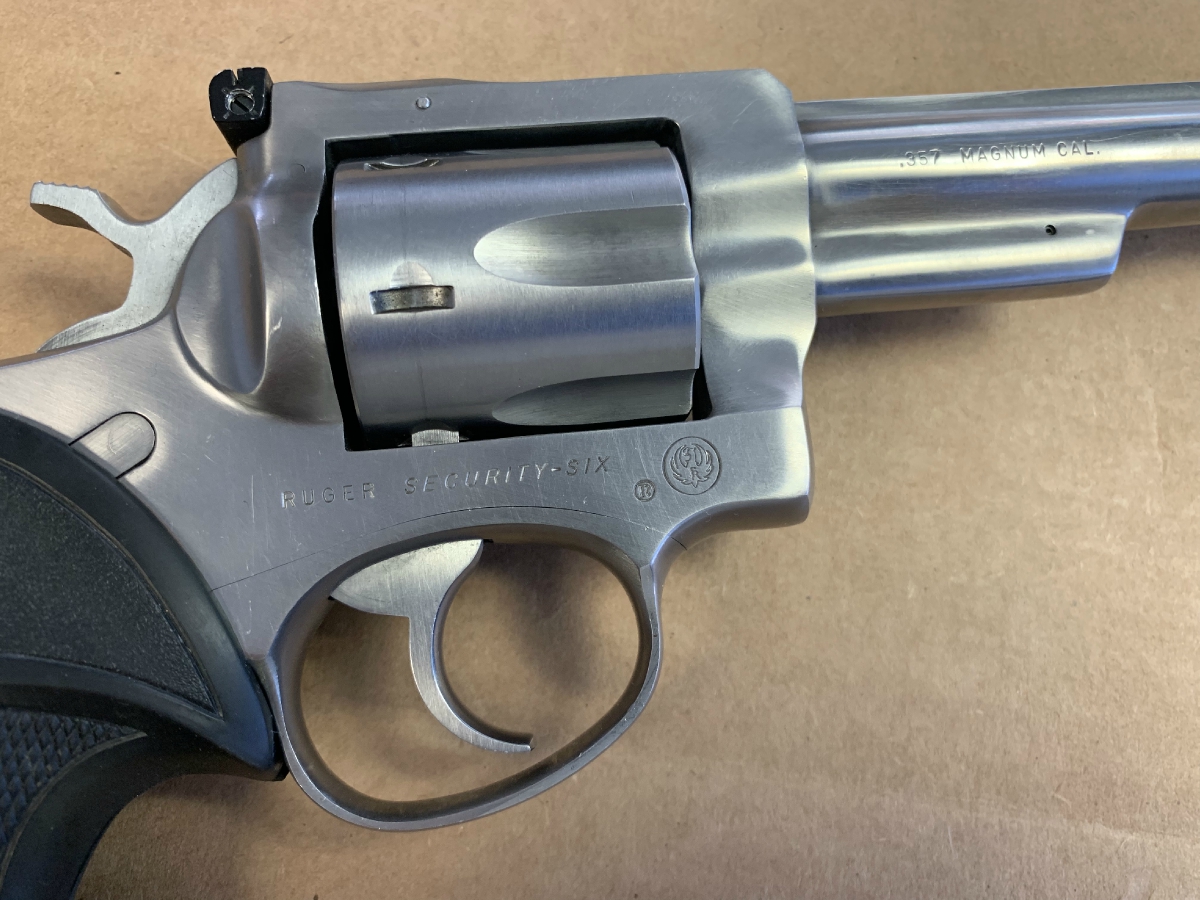 Ruger Model Security Six 6 Shot Stainless Revolver 6 Inch Barrel Nice ...