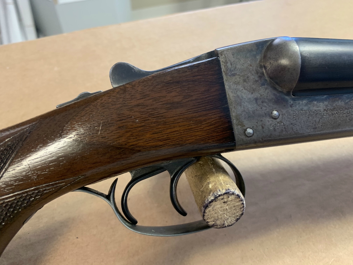 Stevens Model 5100 Side By Side Shotgun Wood Stock 28 Inch Barrels Nice ...