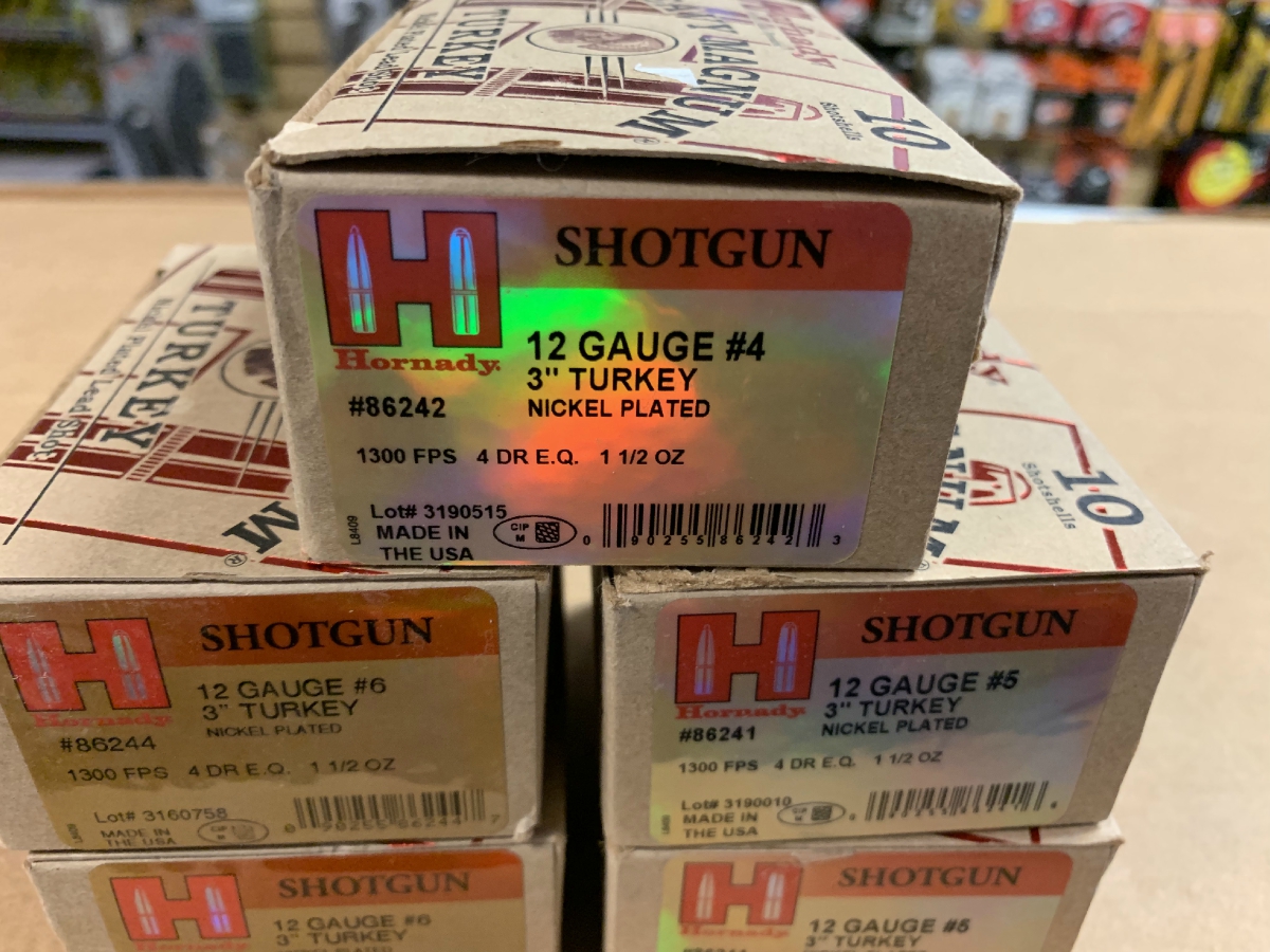 50 Rounds Hornady Heavy Magnum Turkey Shells 5, 6 And 4 Shot New In ...