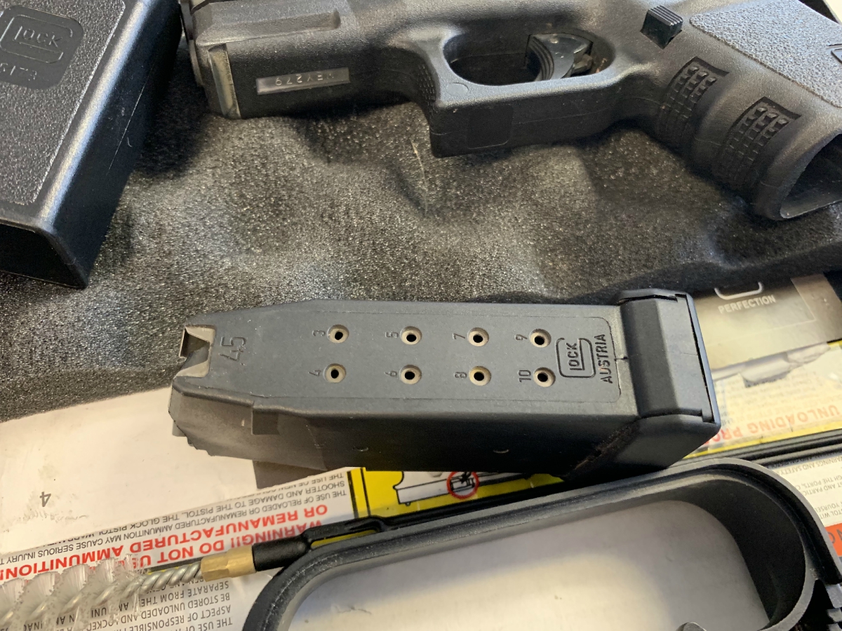 Glock Model G30sf Sub Compact Semi-Auto Pistol One 10 Round Mag Nice ...