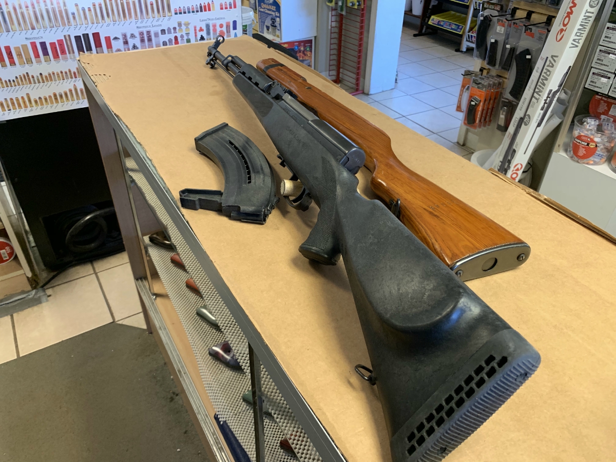 NORINCO SKS SEMI-AUTO RIFLE MONTE CARLO SPORTER STOCK AND ORIGINAL ...