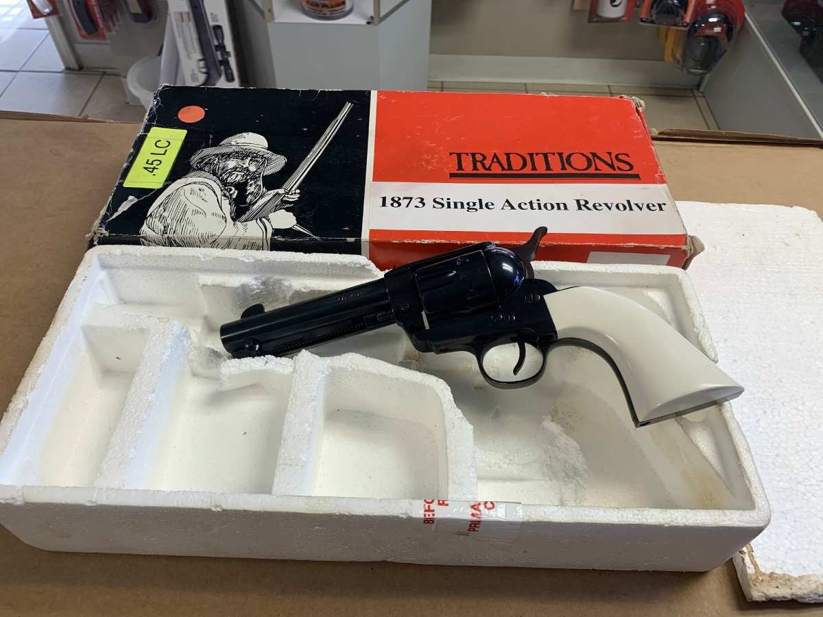 TRADITIONS FRONTIER SERIES 1873 single-action revolver Steel frame ...