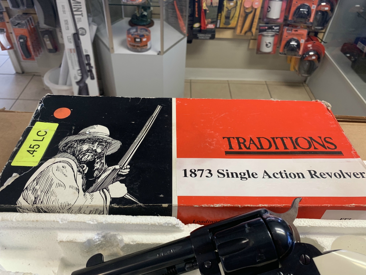 Traditions Frontier Series 1873 Single-Action Revolver Steel Frame ...