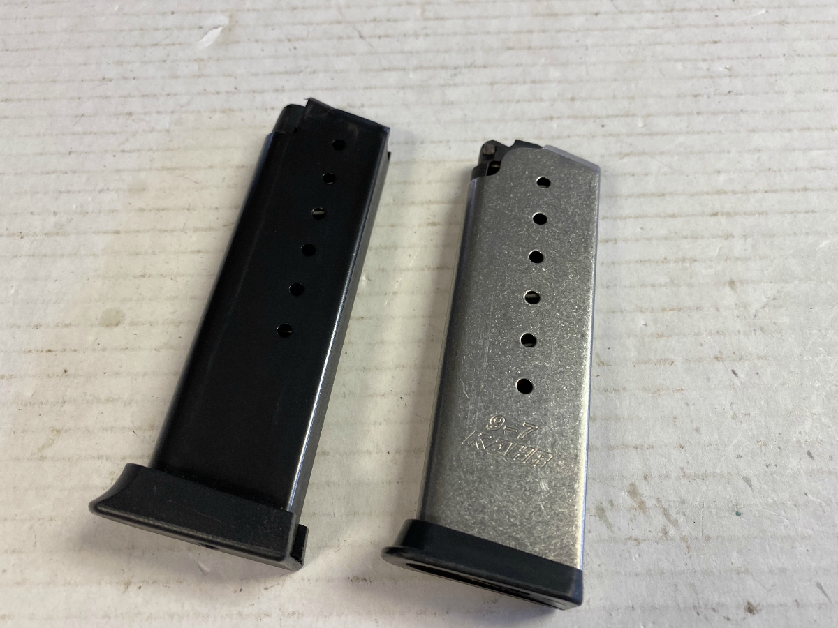 Two Kahr Cw9 7 Round Magazines 9mm Excellent Condition 9mm Luger For ...