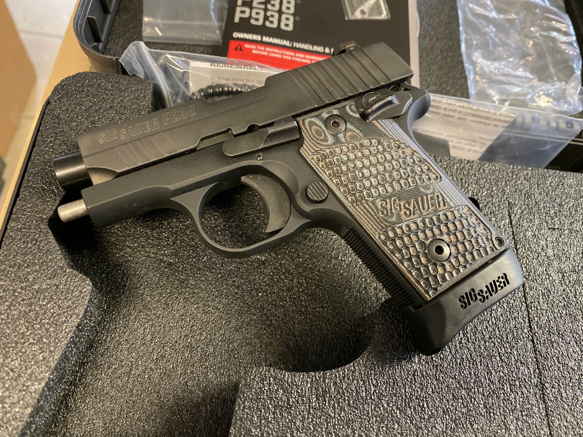 Sig Sauer P238 Extreme Subcompact Pistol 238-380-Xtm-Blkgry Night ...