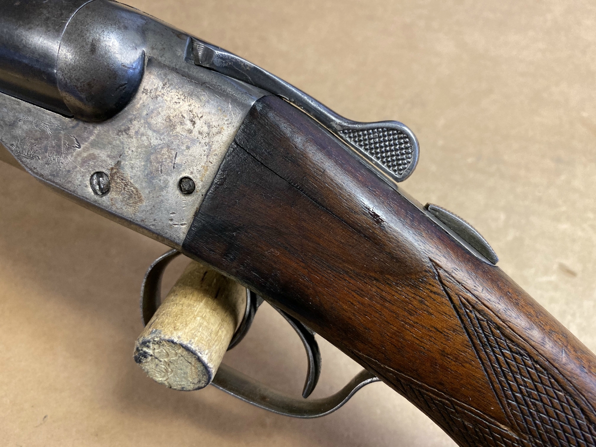 STEVENS - MODEL 330 SIDE BY SIDE SHOTGUN 30 INCH BARRELS WOOD STOCK ...