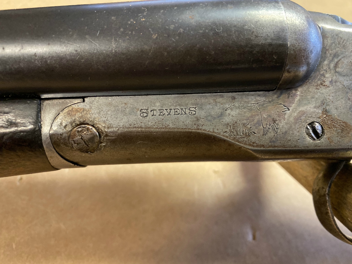 STEVENS - MODEL 330 SIDE BY SIDE SHOTGUN 30 INCH BARRELS WOOD STOCK ...