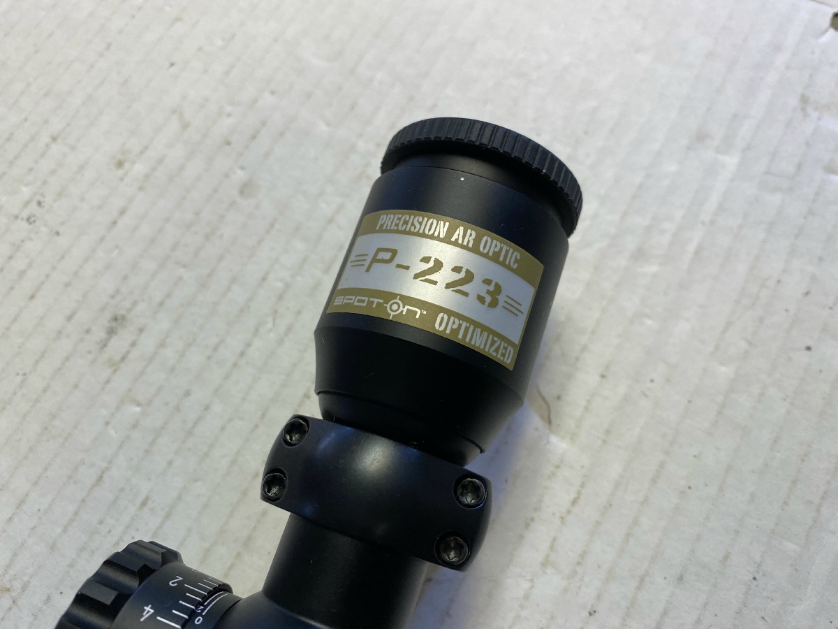 Nikon P-223 3x32 Tactical Rifle Scope With Rings Excellent For Sale at ...