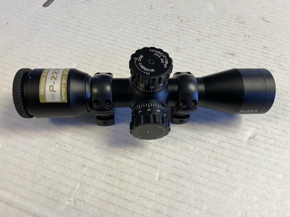 Nikon P-223 3x32 Tactical Rifle Scope With Rings Excellent For Sale at ...