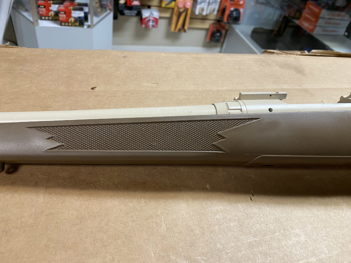 Stevens Savage Model 200 Bolt Action Rifle Brown/Fde Synthetic Stock ...