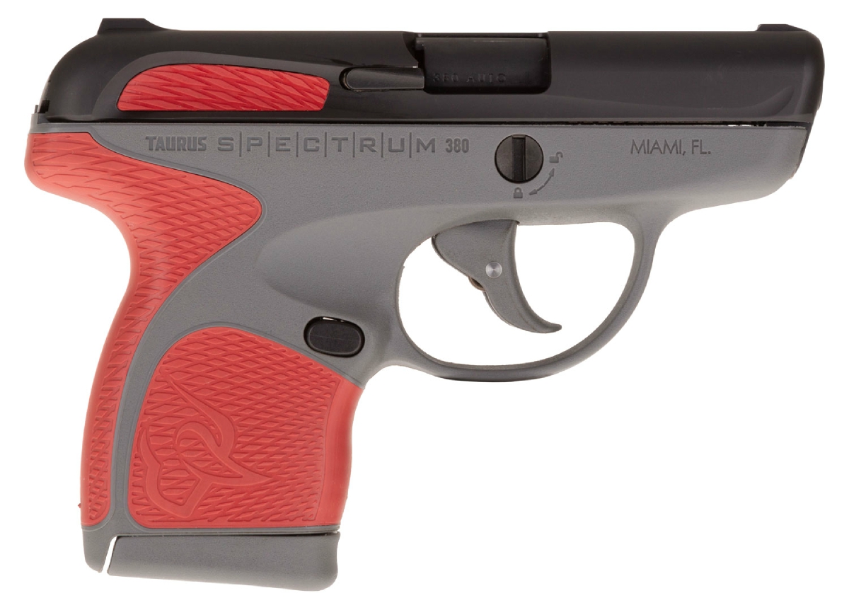 Taurus Spectrum Double 2.8 Inch 6+1/7+1 Red Polymer Grip Gray Polymer ...