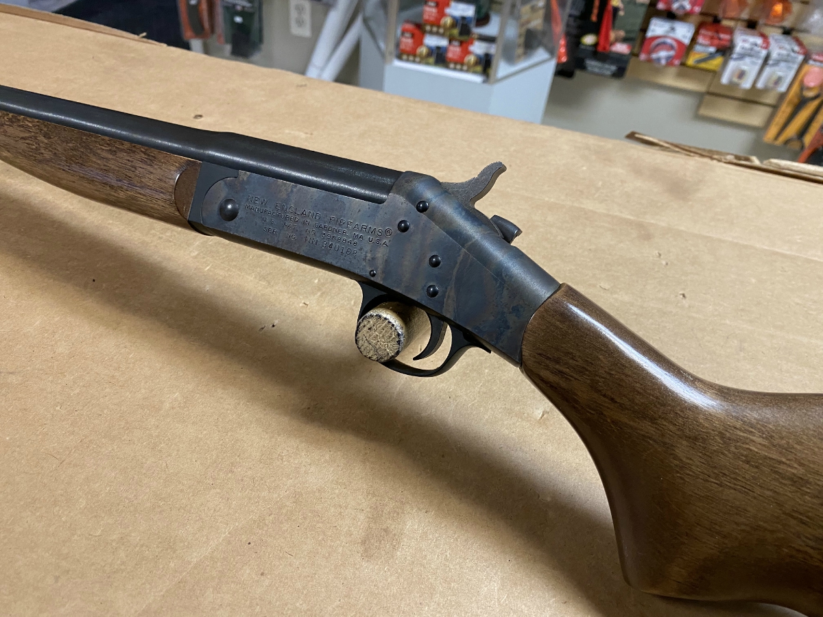 New England Firearms Model Pardner Sb1 Single Shot Shotgun Wood Stock ...