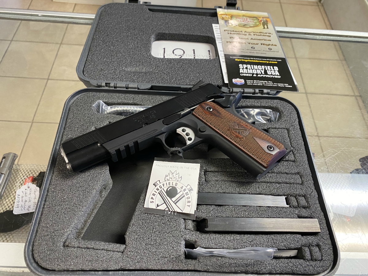 SPRINGFIELD Operator 1911 Full Size 5 Inch Match Grade Barrel Tritium ...