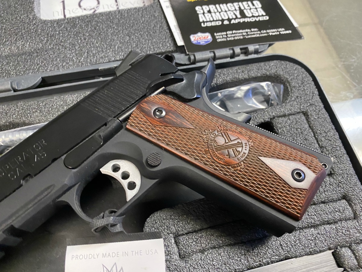 SPRINGFIELD - Operator 1911 Full Size 5 Inch Match Grade Barrel Tritium ...