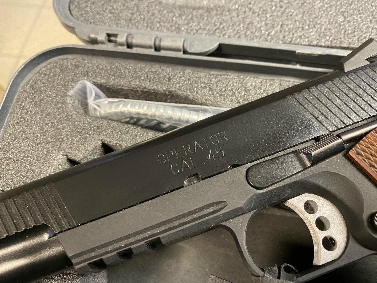 SPRINGFIELD - Operator 1911 Full Size 5 Inch Match Grade Barrel Tritium ...