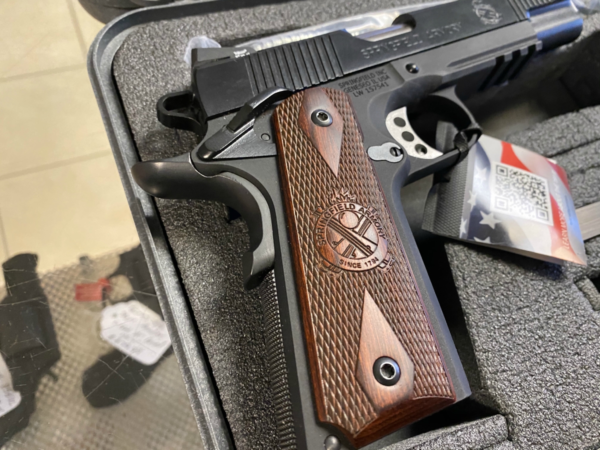 SPRINGFIELD - Operator 1911 Full Size 5 Inch Match Grade Barrel Tritium ...