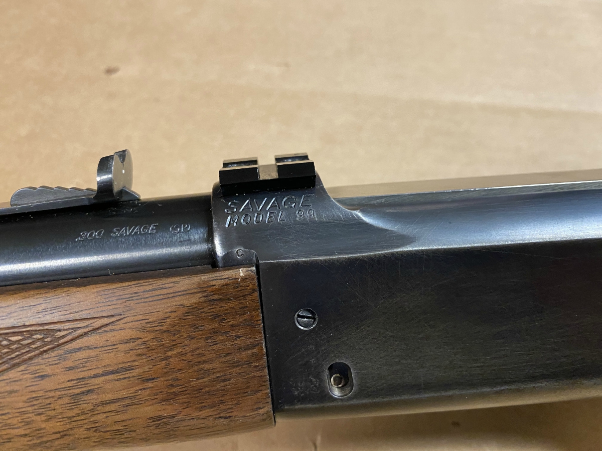 Savage Model 99 Lever Action Rifle Wood Stock 24 Inch Barrel Made In ...