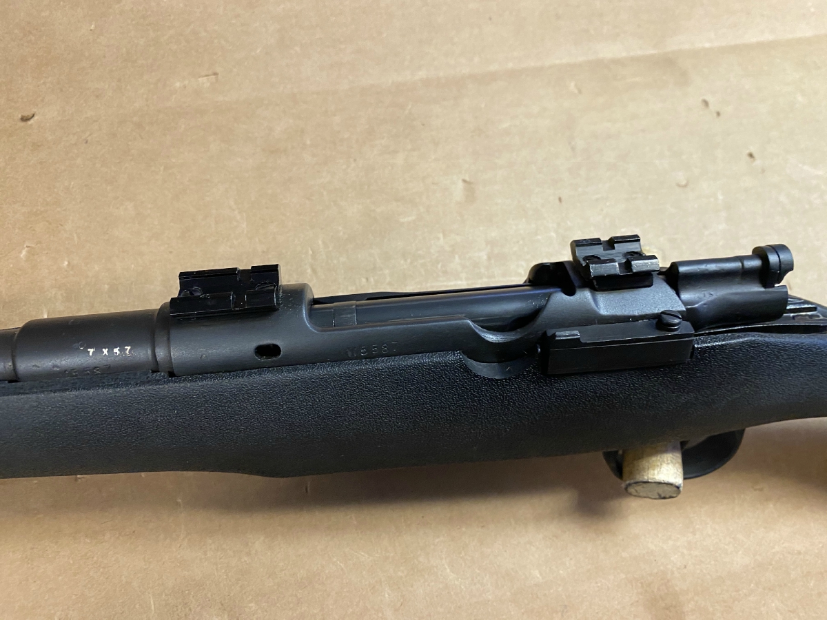 Spanish Mauser M93 Bolt Action Rifle Sporterized 20 Inch Barrel Black ...