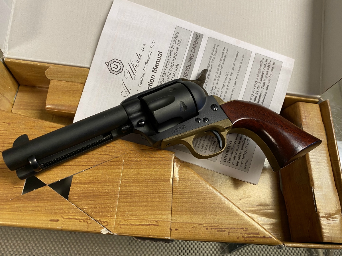 Uberti 1873 Cattleman Hombre 45 Colt 4 3/4 Inch Barrel Single Action ...