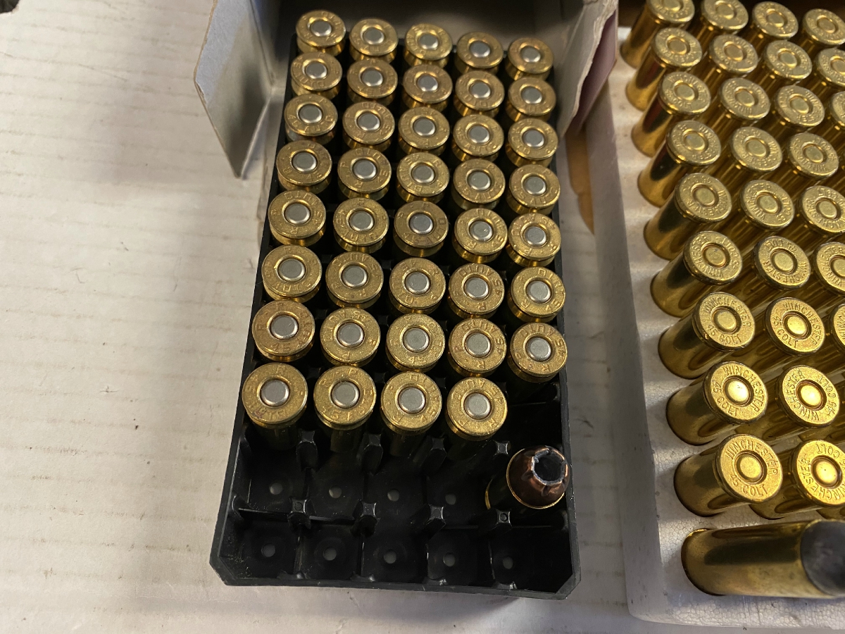 207 Rounds 45 Lc/410 Ammunition Various Brands And Bullets .45 Long ...