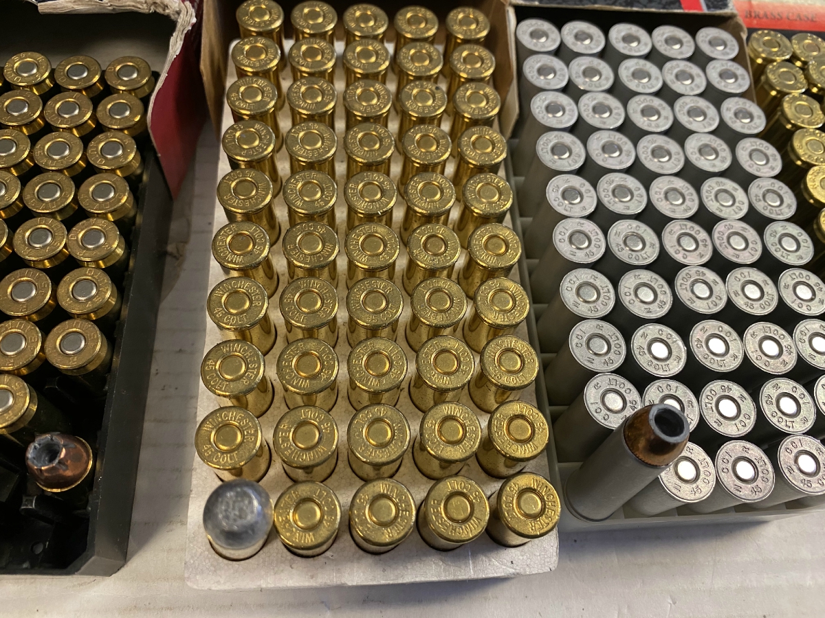 207 Rounds 45 Lc/410 Ammunition Various Brands And Bullets .45 Long ...