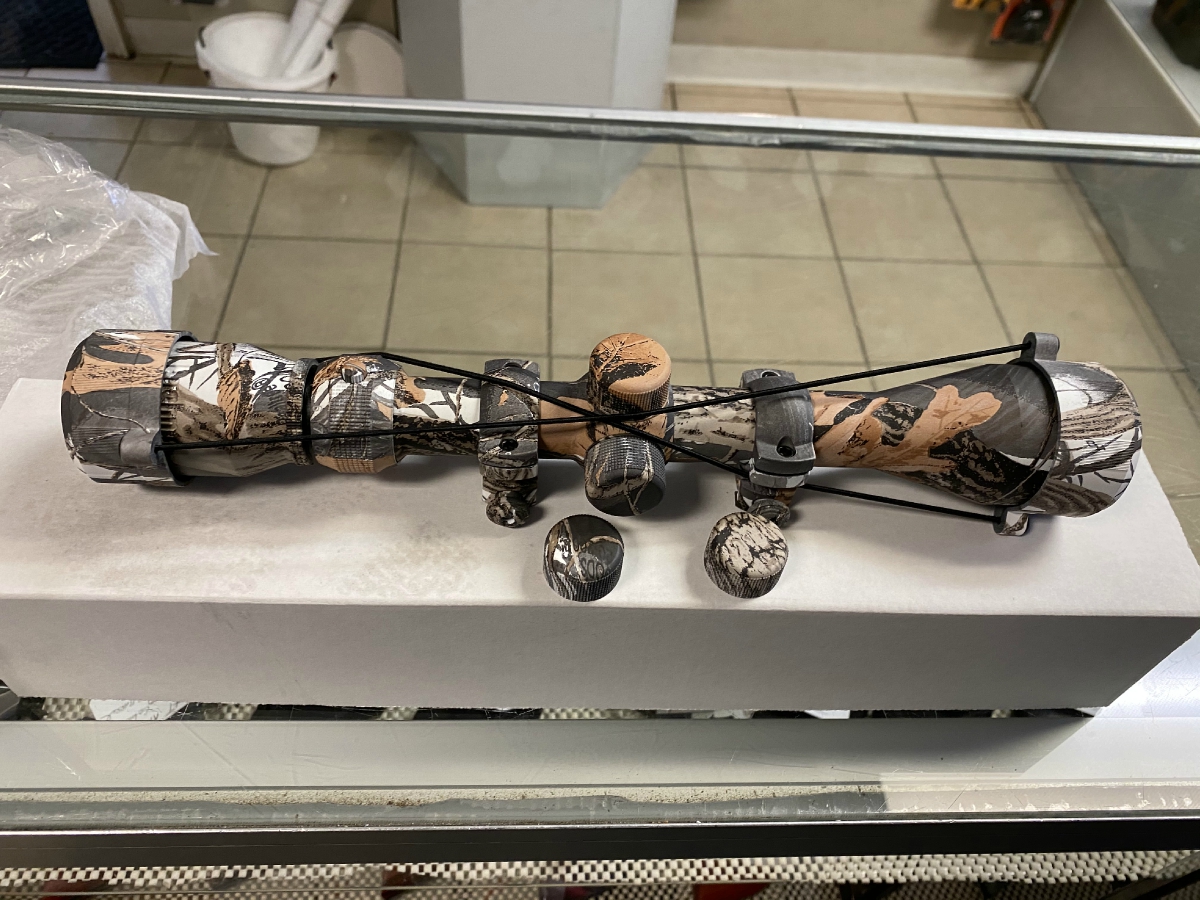 Bushnell Sharpshooter Rifle Scope - 3-9x40mm Duplex Reticle - Snow Camo ...