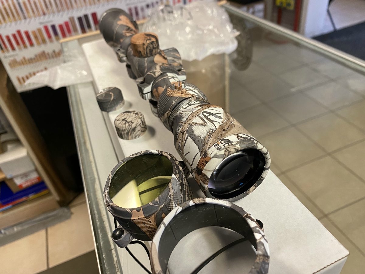 Bushnell Sharpshooter Rifle Scope - 3-9x40mm Duplex Reticle - Snow Camo ...