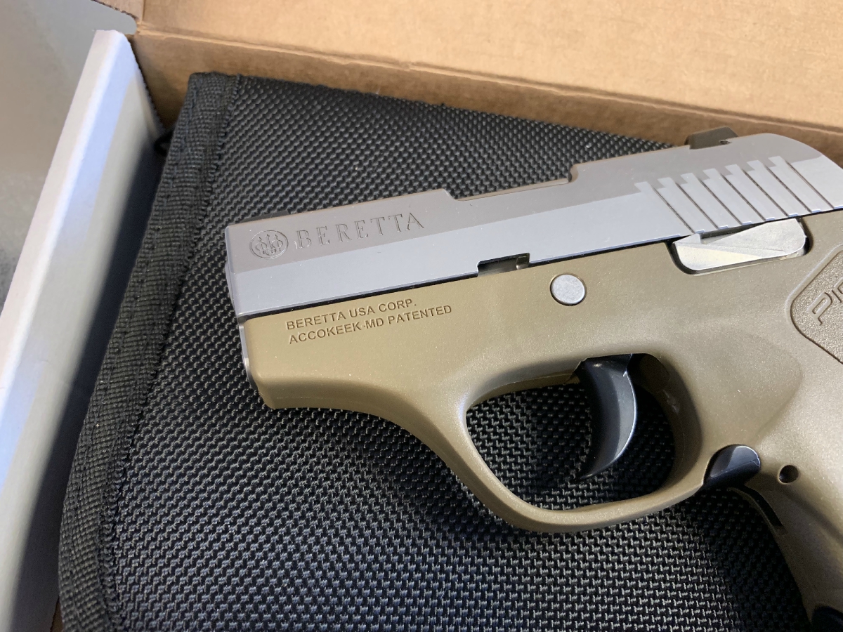 Beretta Pico 380 Double 2.7 Inch 6+1 As Flat Dark Earth Polymer Grip ...