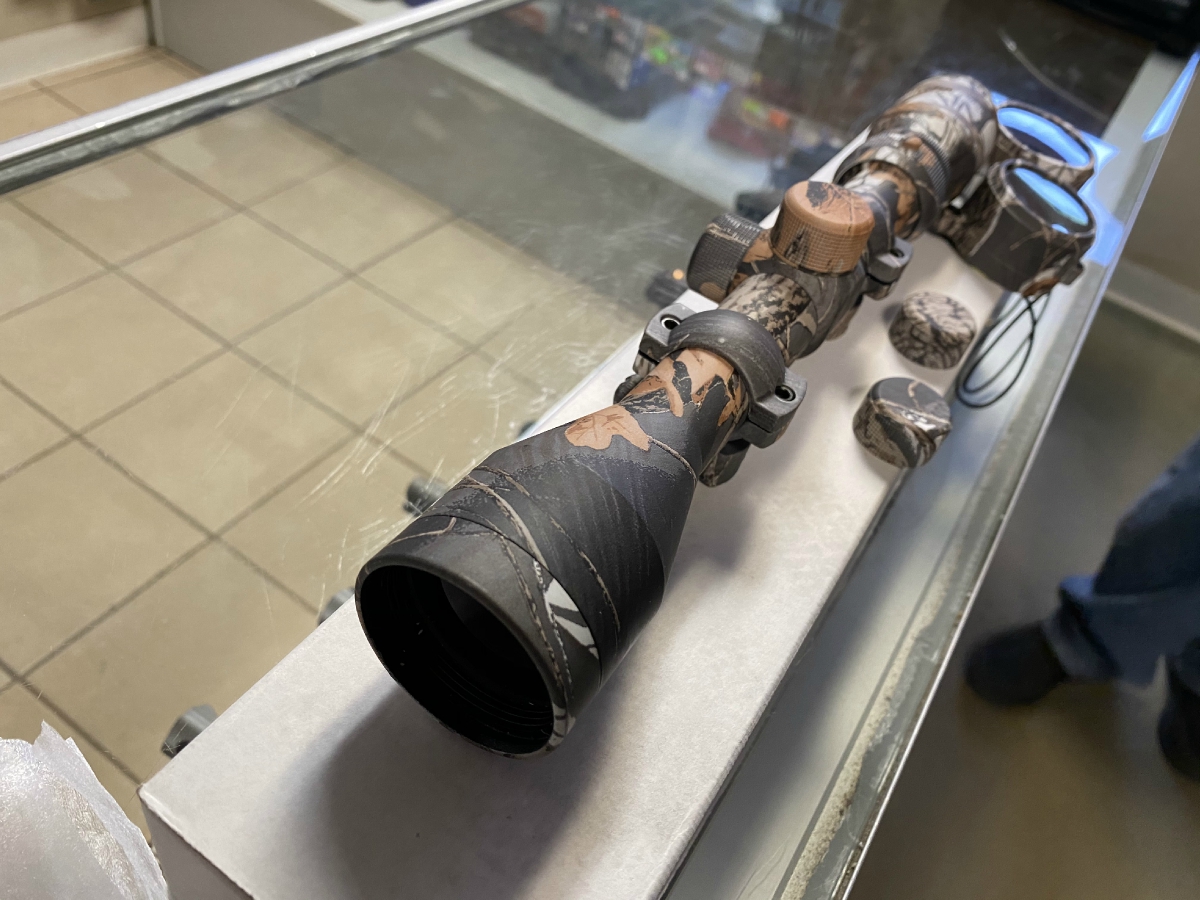 Bushnell Sharpshooter Rifle Scope - 3-9x40mm Duplex Reticle - Snow Camo ...