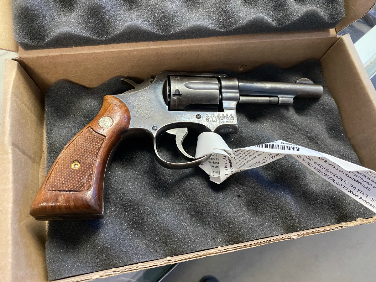 Smith & Wesson S&W M10-5 4 Inch Taper Barrel Blue Good Used Condition ...