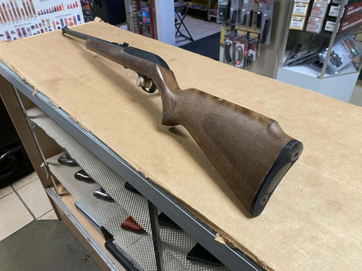 Glenfield Marlin Model 65 Golden 50 Semi-Auto Rifle Wood Stock In Fair ...