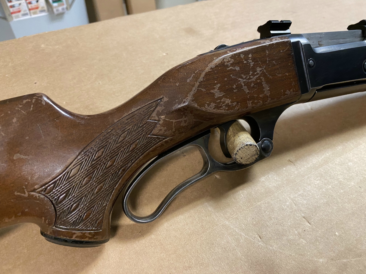 Savage Model 99c Series A Lever Action Rifle Wood Stock Scope Bases ...