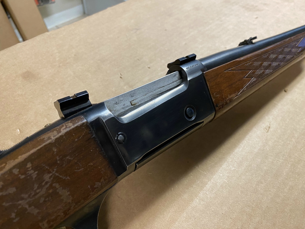 Savage Model 99c Series A Lever Action Rifle Wood Stock Scope Bases ...