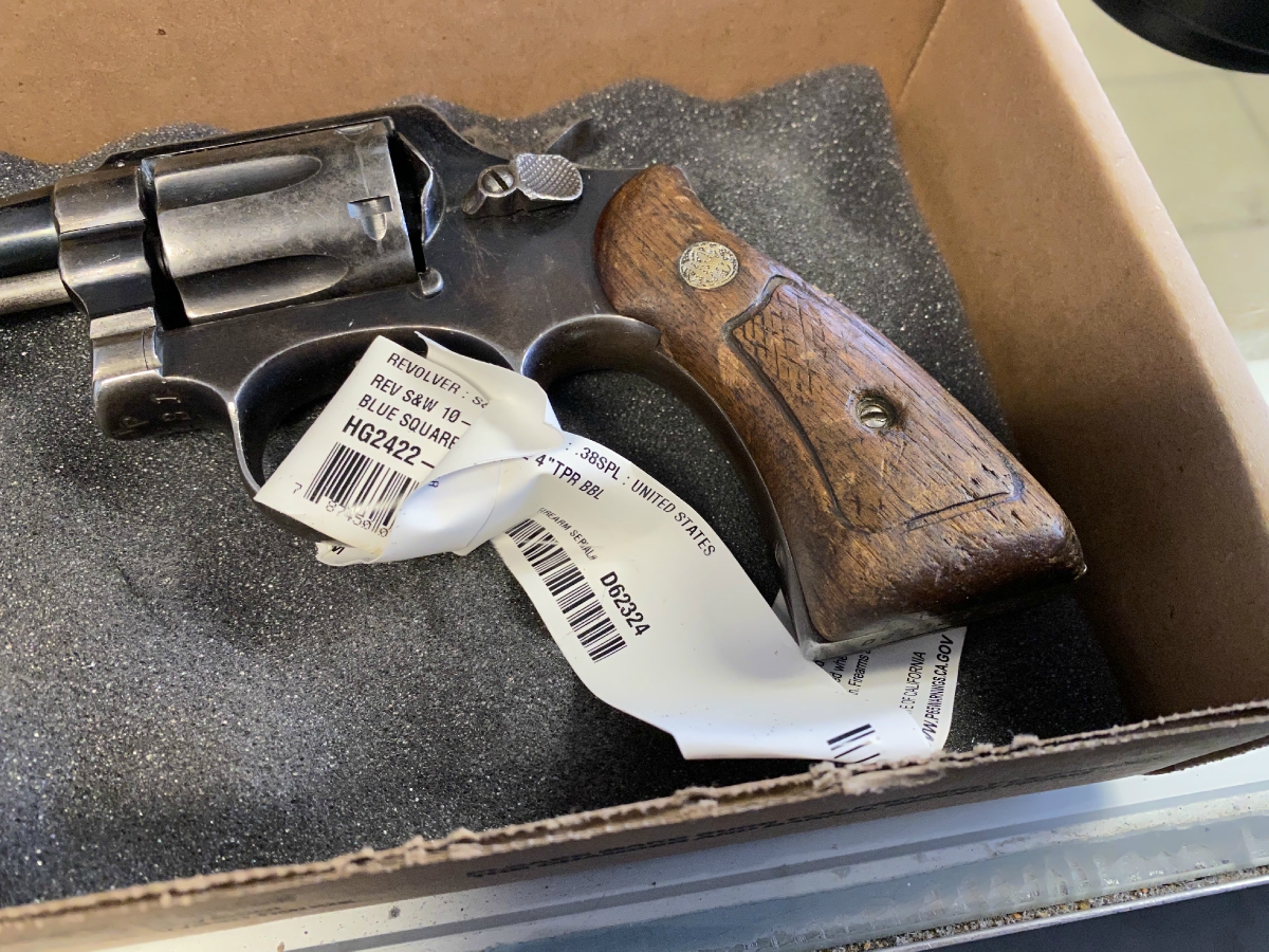 Smith & Wesson S&W M10-5 4 Inch Taper Barrel Blue Good Used Condition ...