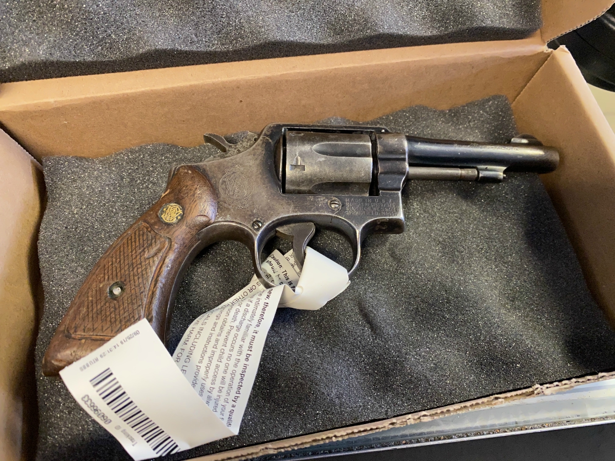 Smith & Wesson S&W M10-5 4 Inch Taper Barrel Blue Good Used Condition ...