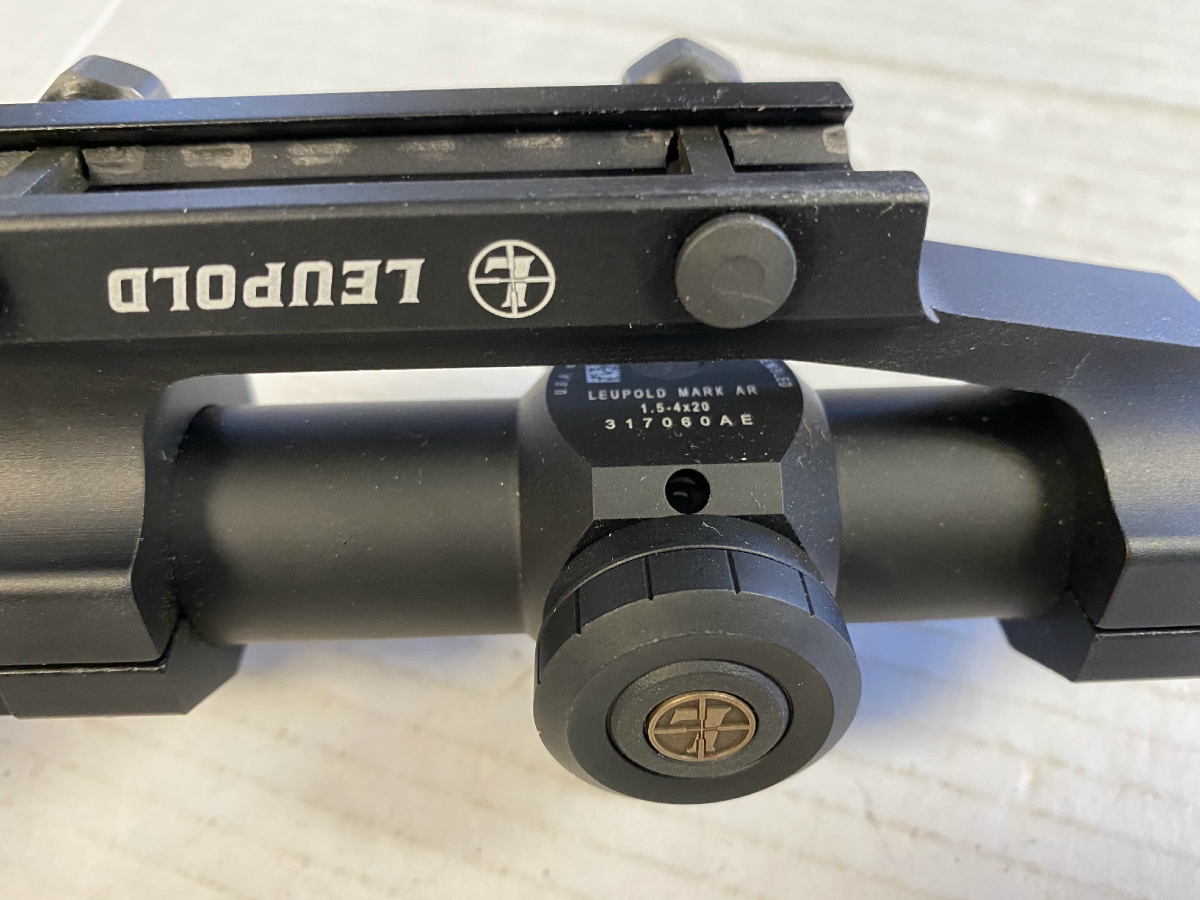 Leupold Mark Ar Mod-1 Rifle Scope - 1.5-4x20mm Illuminated Firedot-G ...